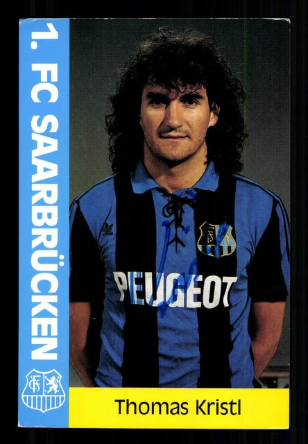 THOMAS KRISTL AUTOGRAPH card 1 FC Saarbrücken 1991-92 original # G ...