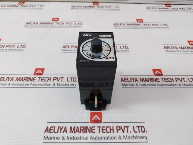 TEC ERC-2106S XC Time Off Delay Relay With Base AC 100- 110V 50/60 Hz ...
