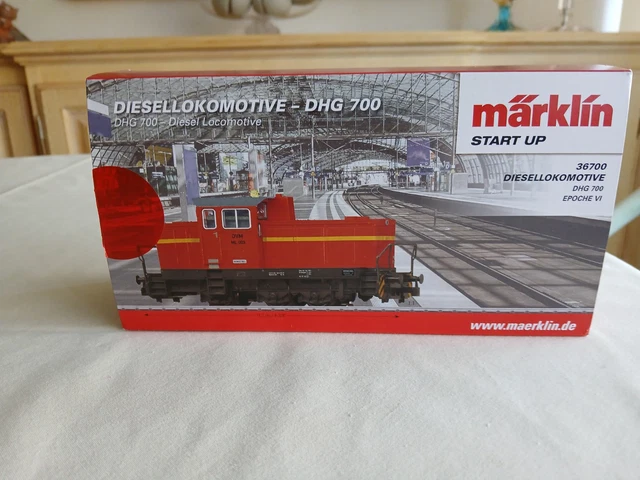 VERKAUFE MÄRKLIN DIESELLOK 36700,AC DIGITAL Mfx, Mit 2 Güterwagen ...
