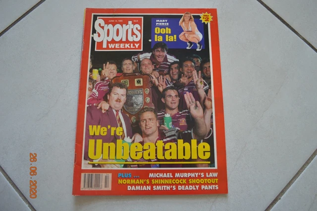 SPORTS WEEKLY RARE Australian Sports Magazine! Queensland Maroons Soo ...