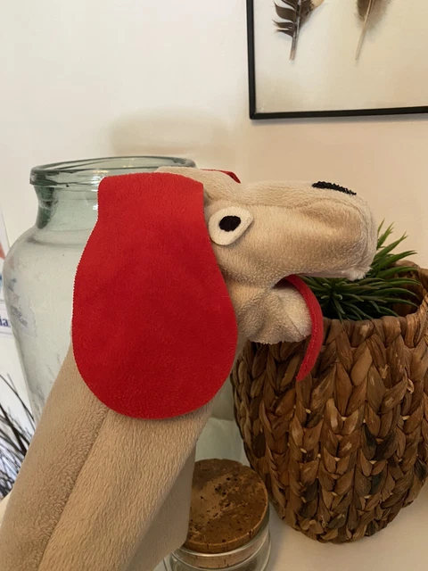 OFFICIAL BABY EINSTEIN Kids Pavlov The Dog Hand Puppet Red Show Replica ...