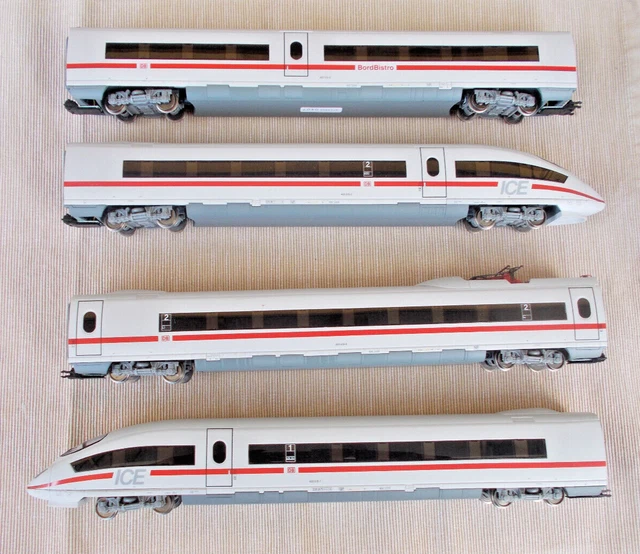 PIKO ZUGSET 4 teilig ICE3 guter nahezu neuwertiger Zustand HO EUR 85,00 ...