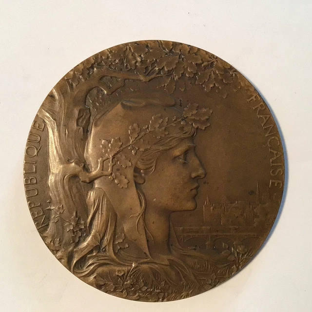 MÉDAILLE EN BRONZE Exposition universelle internationale de Paris 1900 Chaplain EUR 45,00 ...