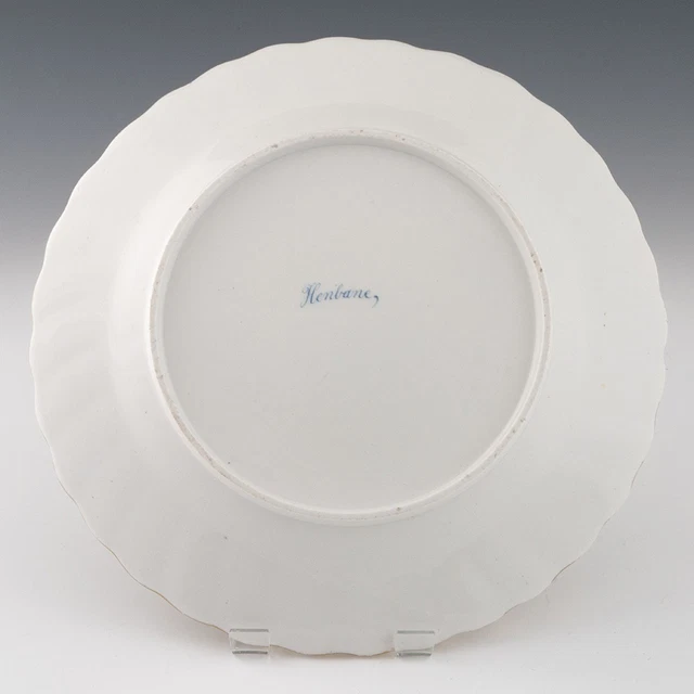 PAIR OF DERBY Porcelain Botanical Plates Pattern 115 c1795 £350.00 ...