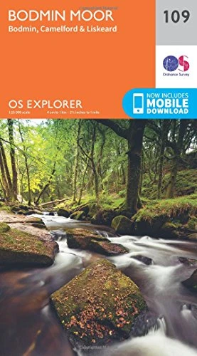 BODMIN MOOR MAP | Bodmin, Camelford & Liskeard | Ordnance... - Ordnance ...
