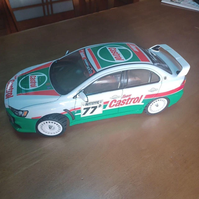TAMIYA MITSUBISHI LANCER Evo X Body Shell Castrol Colors New £212.24 ...