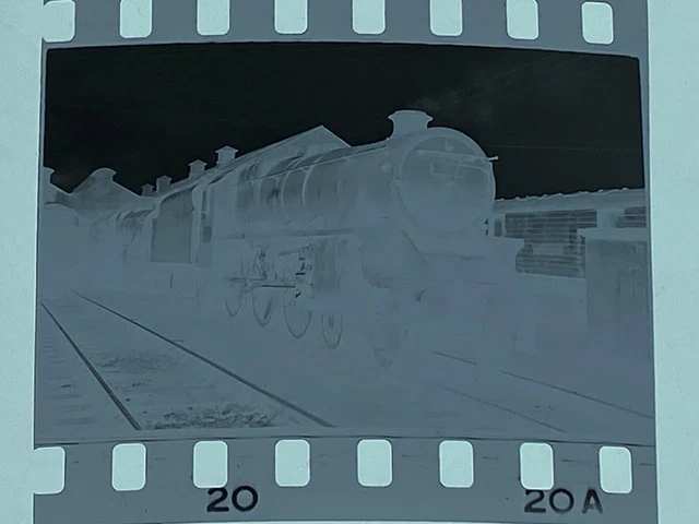 STEAM LOCOMOTIVE LOCO 45172 Britsh Rail Railway Negative Ref 3B-2 £3.99 ...