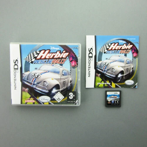 NINTENDO JEU DS Disney Herbie Rescue Rallye Emballage D'Origine avec ...