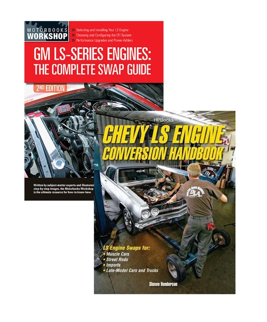 GM LS-SERIES ENGINES Complete Swap Guide & Conversion Handbook TWO BOOK ...