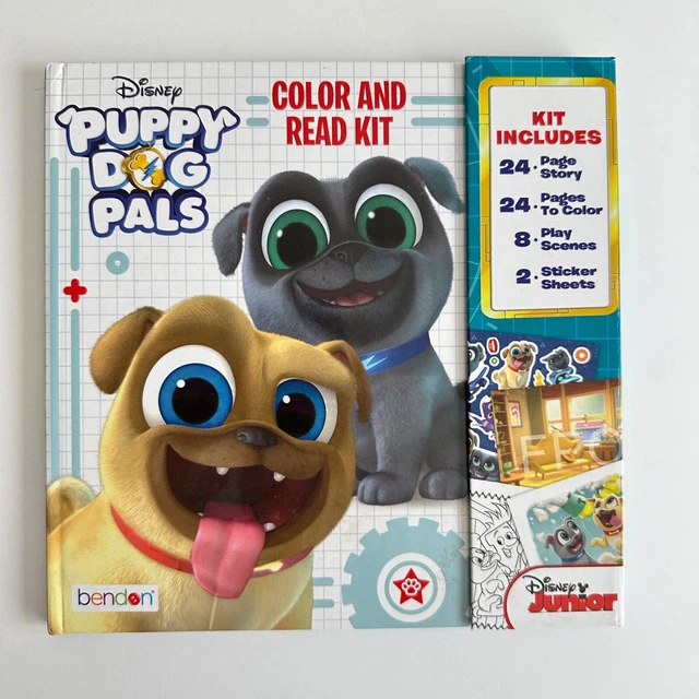DISNEY JUNIOR PUPPY Dog Pals Color and Read Kit book (Hardcover) £6.25 ...