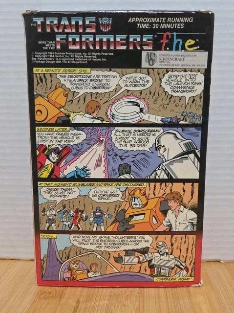 TRANSFORMERS: VOLUME 7 “Transport To Oblivion” VHS $17.95 - PicClick CA
