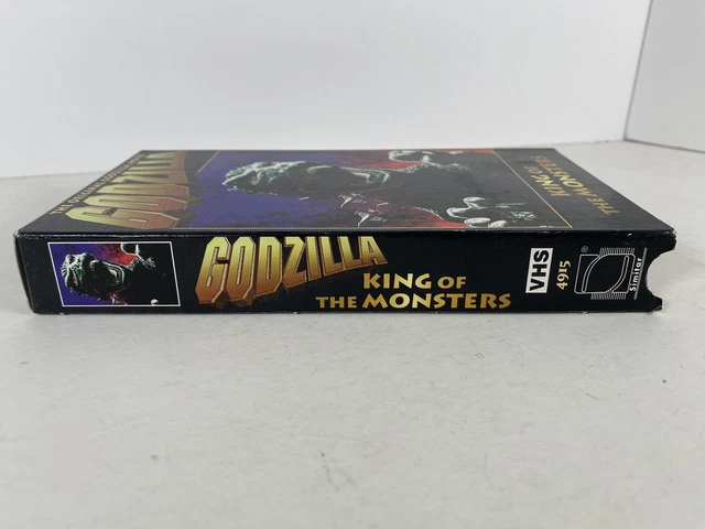 GODZILLA KING OF the Monsters VHS Video Tape 1998 Release Toho Simitar ...