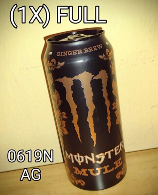 RARE! MONSTER ENERGY DRINK MULE GINGER BREW 0619N AG - (1X) FULL Can! £ ...