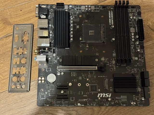 MSI PRO B550M PRO-VDH WIFI Micro ATX AM4 AMD B550 USB 3.0 SATA 6Gb ...