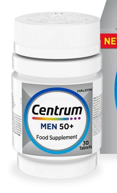 CENTRUM MEN 50 Multivitamins & Mineral Supplements 23 essential ...