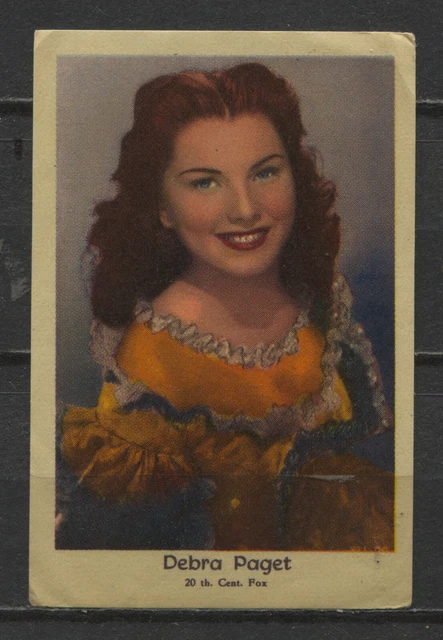 DEBRA PAGET VINTAGE Movie Film Star Trading Card $3.99 - PicClick CA