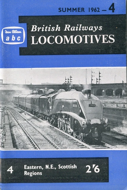 IAN ALLAN ABC British Railways Locomotives 4 ER, NER & ScR, May 1962 UNMARKED £10.00 - PicClick UK