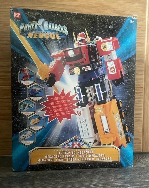 POWER RANGERS LIGHTSPEED Rescue Dx Megazord + Box 100% Complete ...
