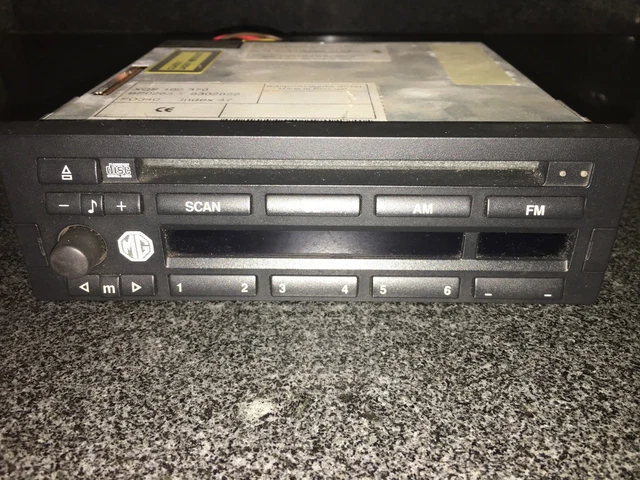 MG BRANDED RADIO cd player suit MGF, TF, Mini Complete With Code £95.00 ...