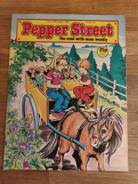 COMIC - PEPPER Street The Read With Mum Weekly UK Comic Issue #83 1986 ...