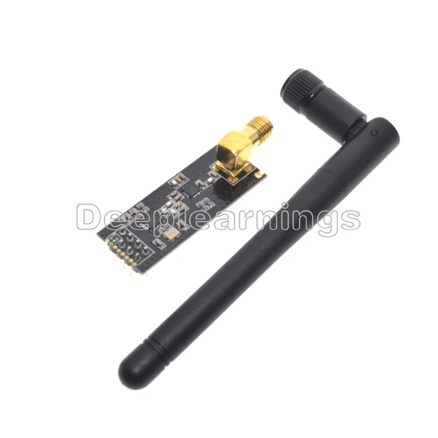 NRF24L01&PA&LNA SMA ANTENNA Wireless Transceiver Communication Module 2 ...