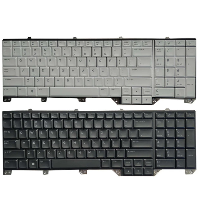 LAPTOP NEW FOR DELL Alienware M17 R5 Area-51m A51m Keyboard US RGB ...
