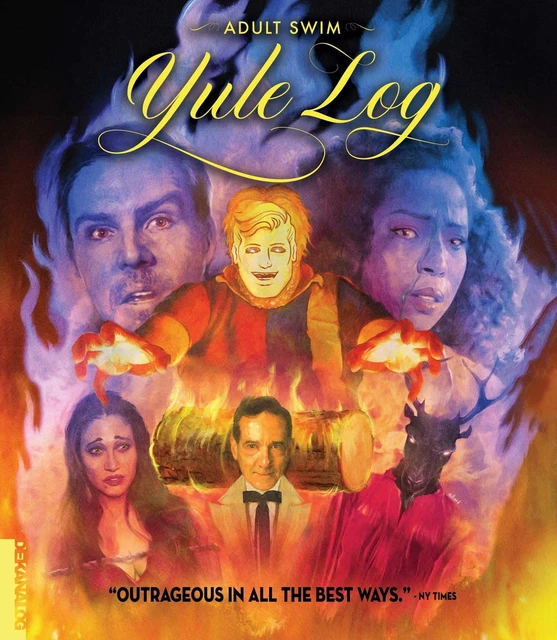 ADULT SWIM YULE Log (Blu-ray) Brendan Patrick Connor Andrea Laing ...