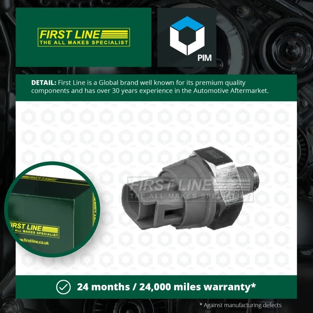 OIL PRESSURE SWITCH fits VOLVO Firstline 30713497 Genuine Top Quality ...