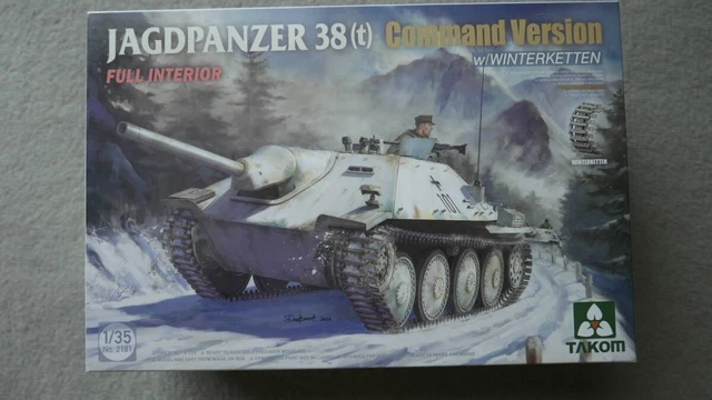 TAKOM JAGDPANZER 38(T) Command Version w/WINTERKETTEN Hetzer FULL ...