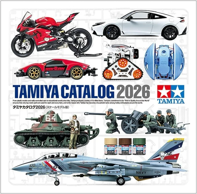 LATEST TAMIYA CATALOG 2026 Scale Model Version 260 x 255 mm P93 from JP ...