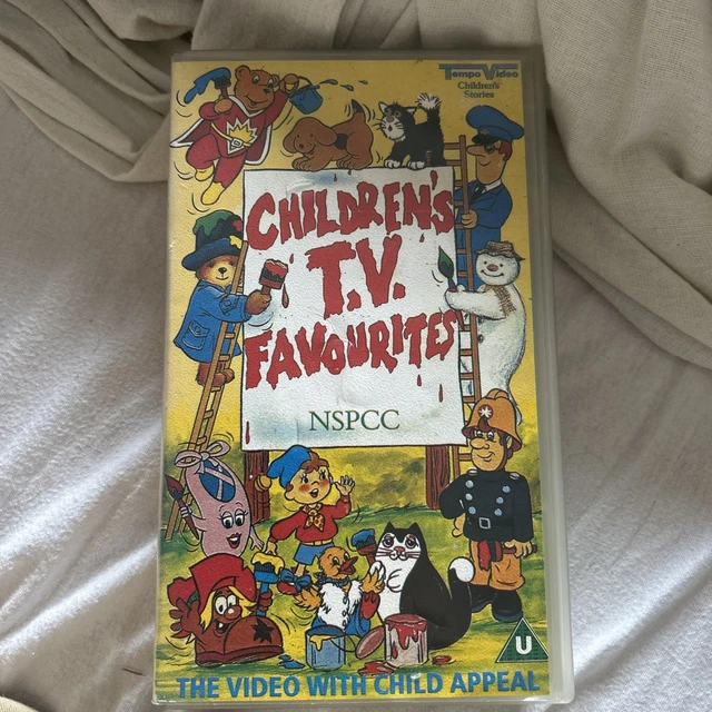CHILDREN'S TV FAVOURITES VHS NSPCC postman pat VINTAGE CULT RARE OOP £ ...