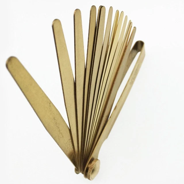 13 BLADES PLUG Gauge Copper Gap Measuring Tool Clearance Gauge Checking ...