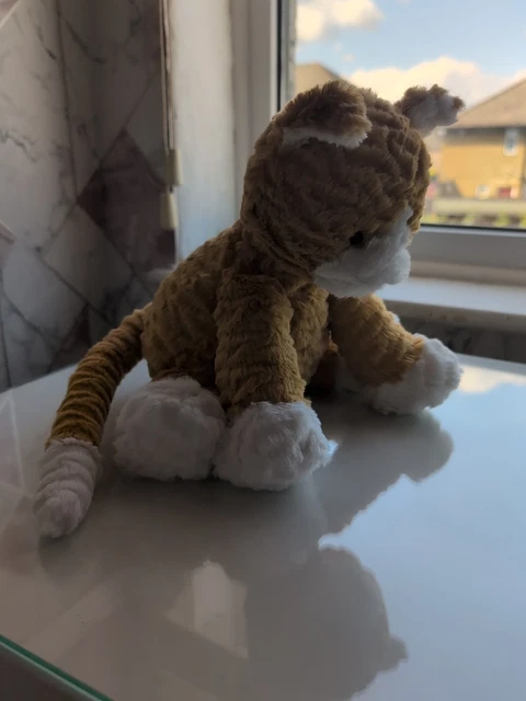 JELLYCAT FUDDLEWUDDLE GINGER Cat NWOT £17.36 - PicClick UK