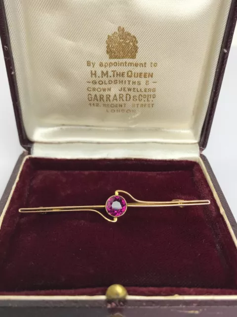 ART NOUVEAU EDWARDIAN Garnet 9ct Gold Antique Brooch with Box £250.00 ... ART NOUVEAU EDWARDIAN Garnet 9ct Gold Antique Brooch with Box £250.00 ...