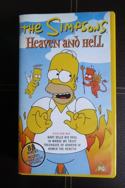 THE SIMPSONS - Heaven and Hell VHS Video Tape £0.99 - PicClick UK