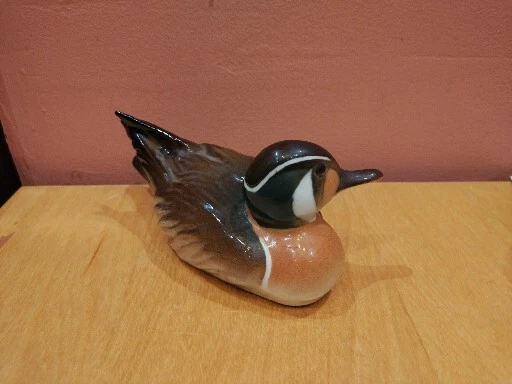 VINTAGE LOMONOSOV USSR IMPERIAL RUSSIAN DUCK HAND PAINTED PORCELAIN ...