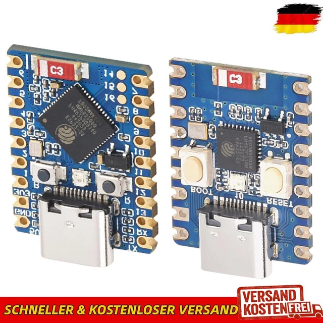 ESP32-C3-ZERO/ESP32-S3-ZERO DEVELOPMENT BOARDS 160/240MHz Running ...