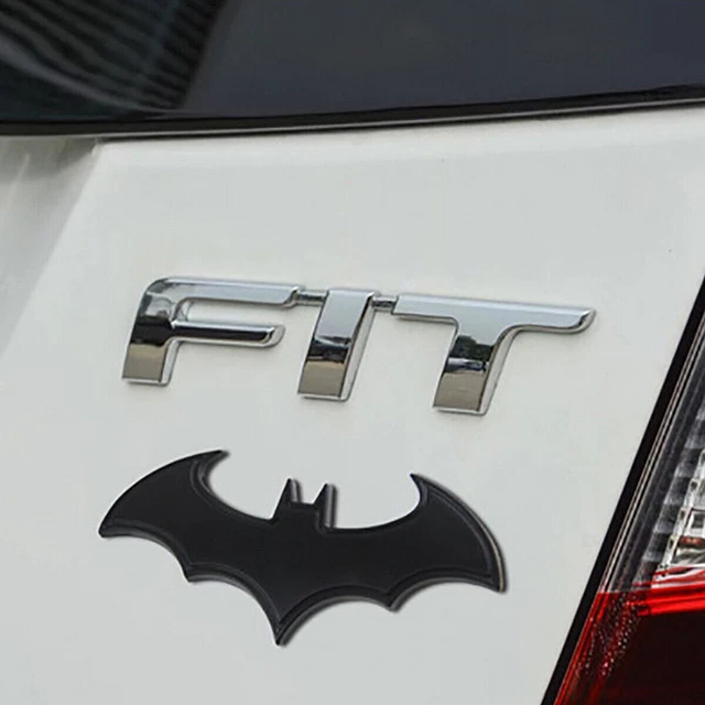 3D METAL CHROME Batman Logo Sticker Emblem Badge Decal Car Exterior ...