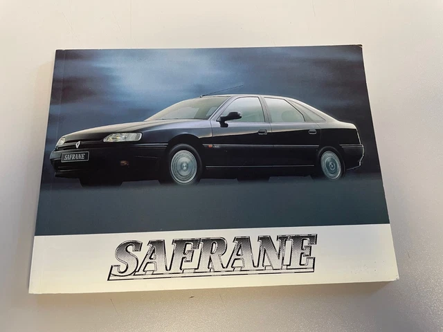 RENAULT SAFRANE Livret carnet de bord EUR 20,00 - PicClick FR