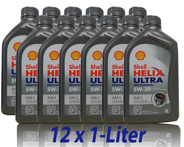 SHELL HELIX ULTRA Professional AM-L (à Partir De L) 5W30,12x1Liter ...