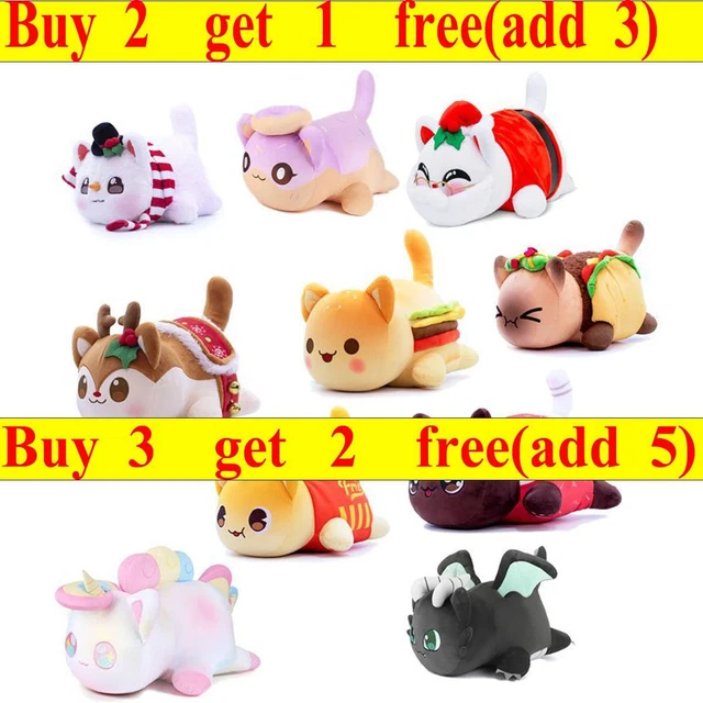 Cute Plush Meemeows Food Aphmau Cat Doll Plushies Toy Stuffed Dolls Donut Burger £988 Picclick Uk