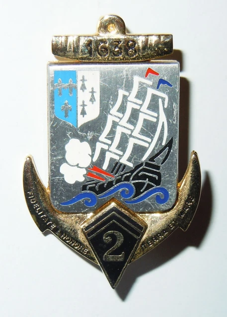 INSIGNE 2° REGIMENT D'INFANTERIE DE MARINE - 2° RIMa - A. Bertrand EUR 6,00 - PicClick FR
