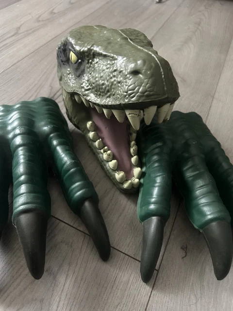 JURASSIC WORLD RAPTOR Head And Claws Hand Puppet Toy Preowned £16.32 ...