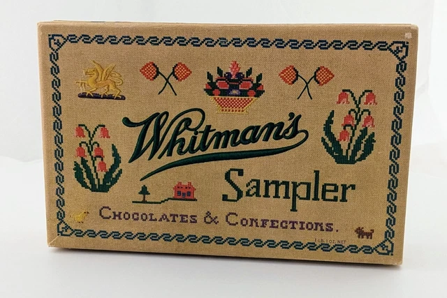 VINTAGE WHITMAN'S CHOCOLATE Sampler Box $35.00 - PicClick CA