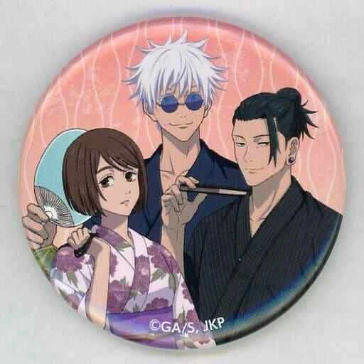 Jujutsu Kaisen Suguru Geto Shoko Ieiri Satoru Gojo Badge 23122246450 £6293 Picclick Uk