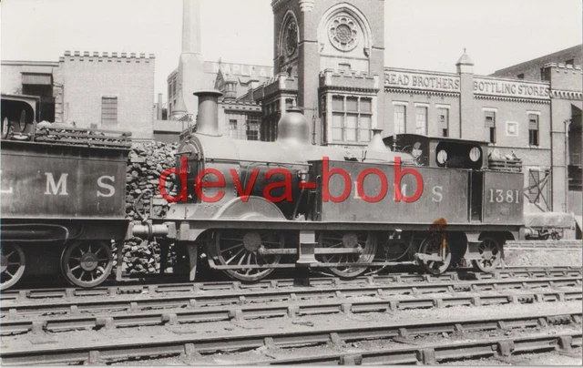 RAILWAY PHOTO LMS 1P 1381 Kentish Town Shed 1930 Midland 2228 Class 0-4 ...