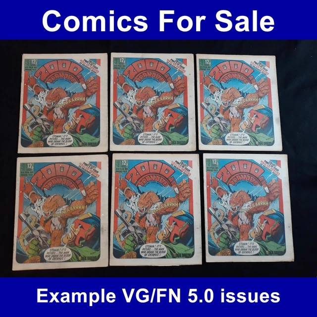 2000AD #852-859 SLAINE: Demon Killer all 8 comics Glenn Fabry artwork ...