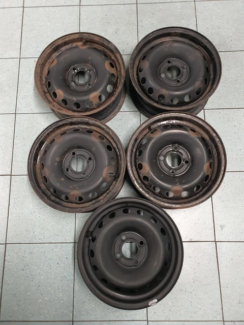 FERGAT 1010467 SET 5 cerchi Renault Clio Kangoo 5.5Jx14 ET 36 4x100 EUR ...