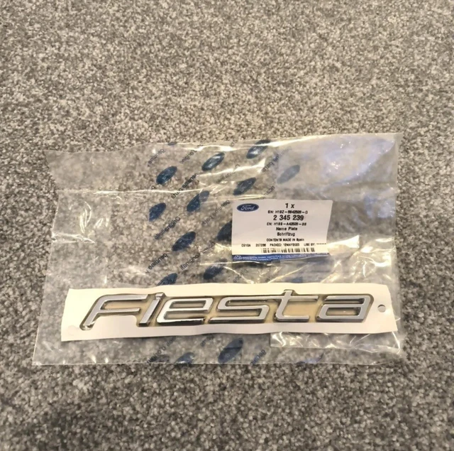 GENUINE FORD FIESTA Mk8 Fiesta Name Plate Badge 05/2017 onwards Genuine ...