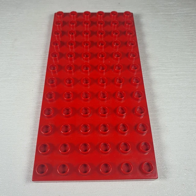 OFFICIAL LEGO DUPLO 6x12 Stud Base Board Plate - Red - FREE SHIPPING £4 ...